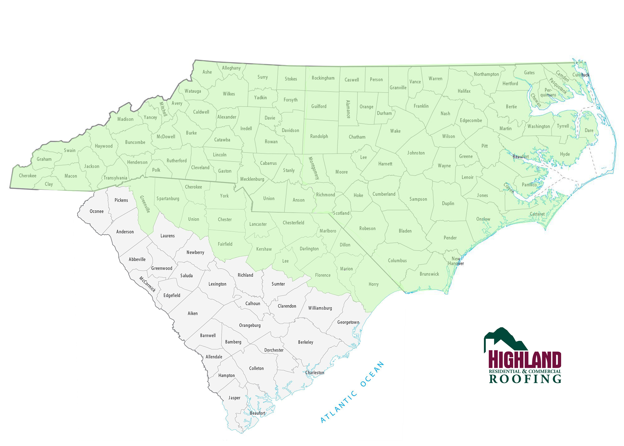 Service Coverage Area